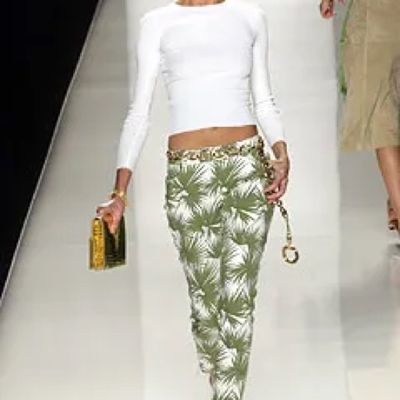 Celine | Pants & Jumpsuits | Celine Springsummer 204 Yucca Leaf Pants ...